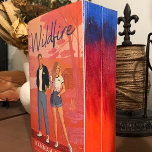 Wildfire by Hannah Grace Painted Stenciled Edges Custom Stencilled ...