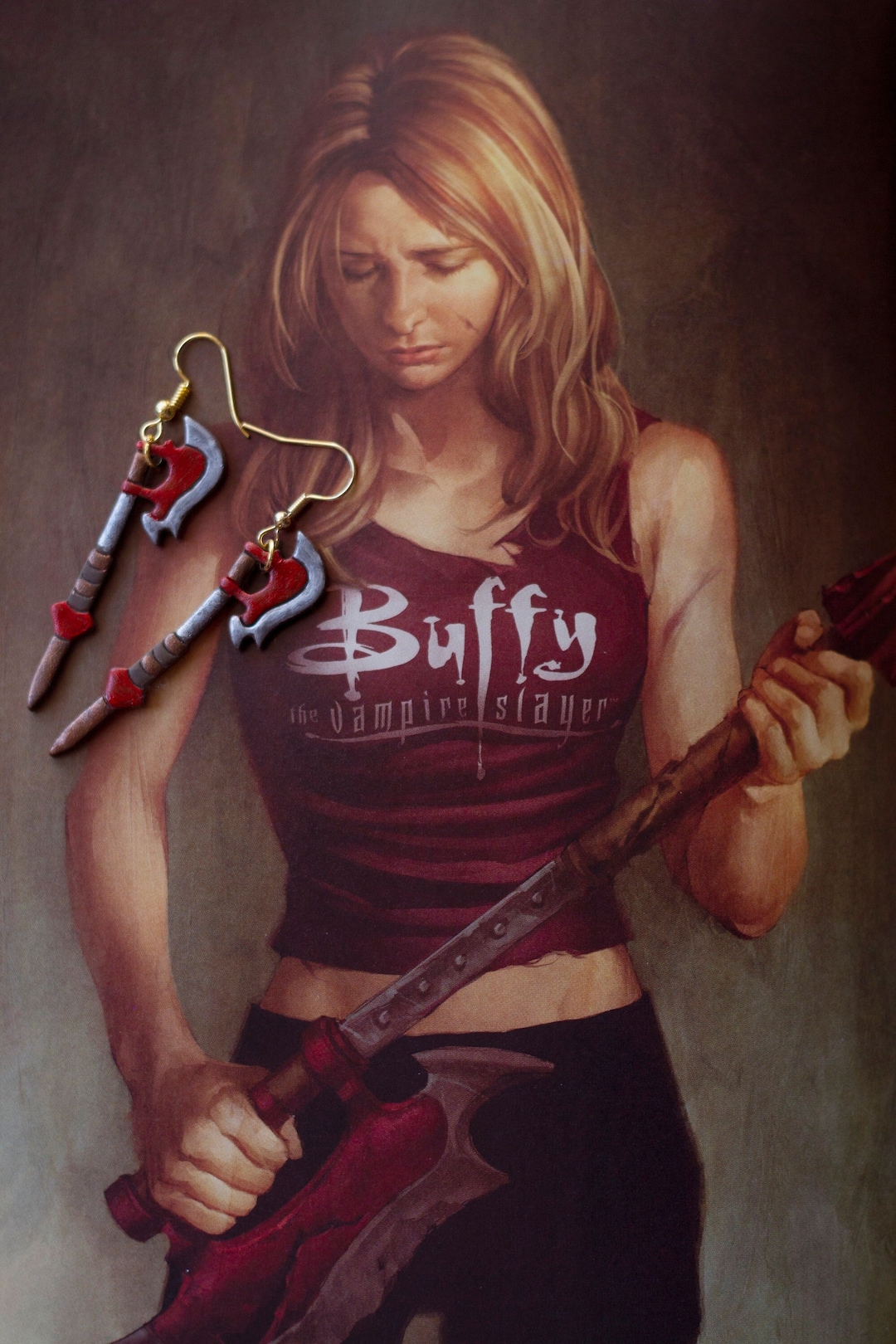 Scythe Earrings - Slayer - Etsy