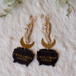 Cauldron Blessed Nesta ACOTAR ACOMAF ACOWAR Inspired Earrings - Etsy ...