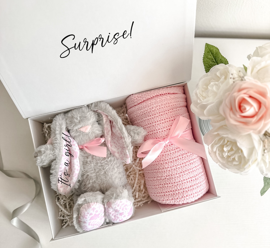 Gender Reveal Gift Box, Gender Reveal Gift for Parents to Be, Gender ...