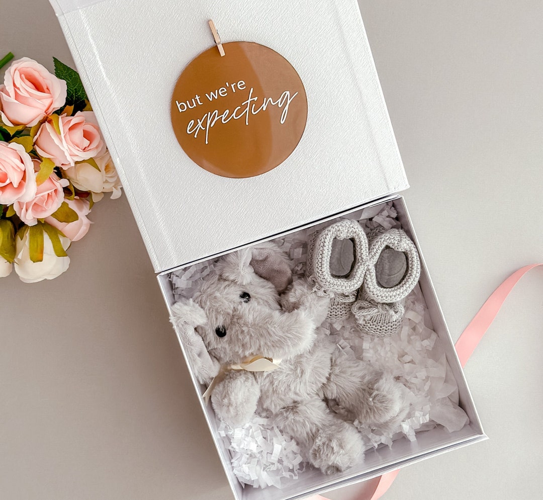 Pregnancy Announcement Gift Box, Husband Pregnancy Reveal, Pregnancy ...