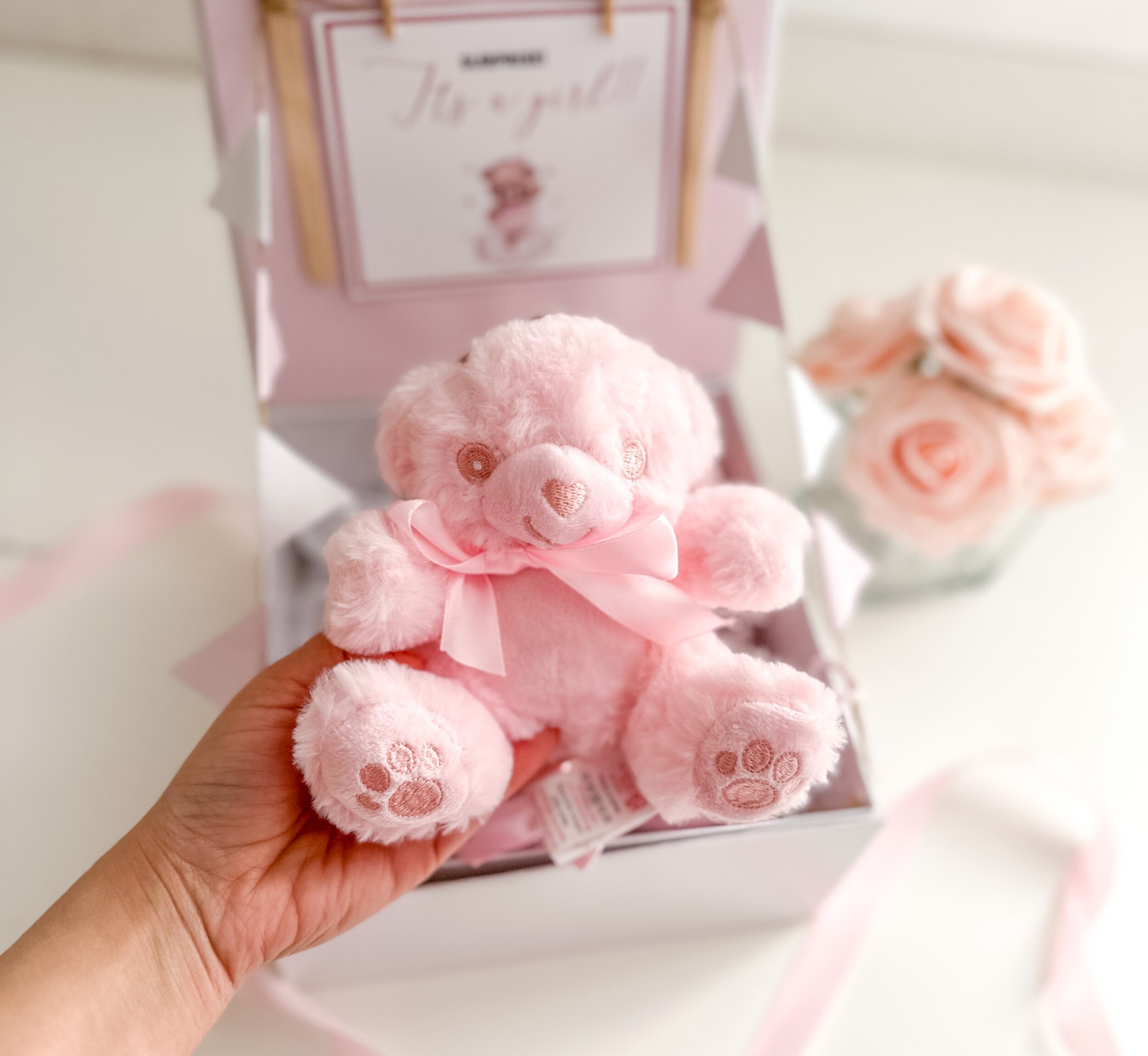 Gender Reveal Gift Box, Gender Reveal for Baby Girl, Baby Girl Gender ...