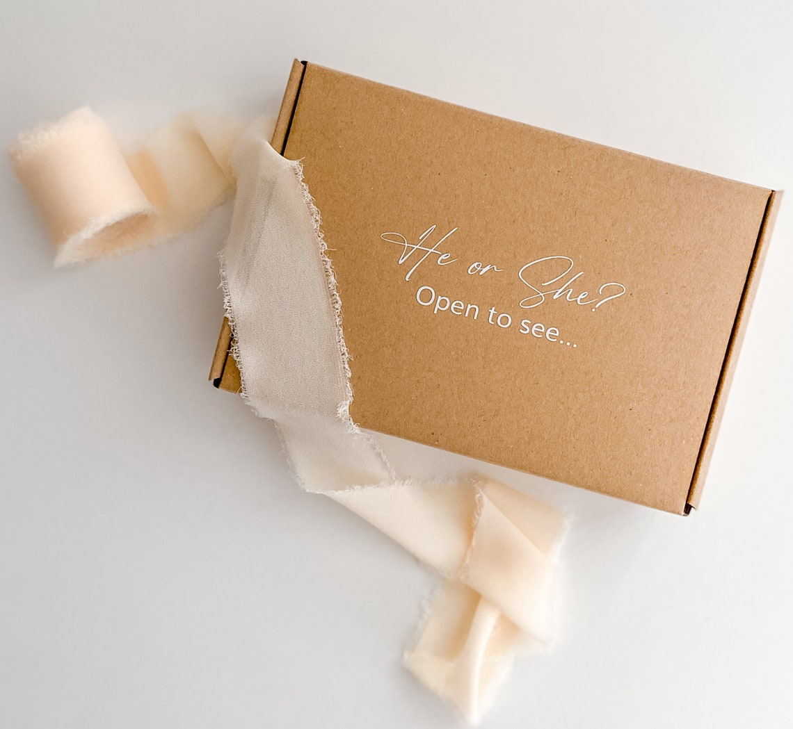 Gender Reveal Gift Box Gender Reveal for Baby Girl Baby Girl - Etsy
