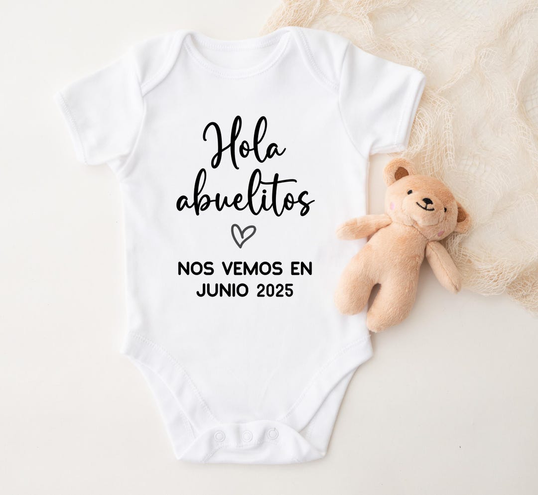 Spanish Pregnancy Announcement Grandparents Pregnancy Announcement ...