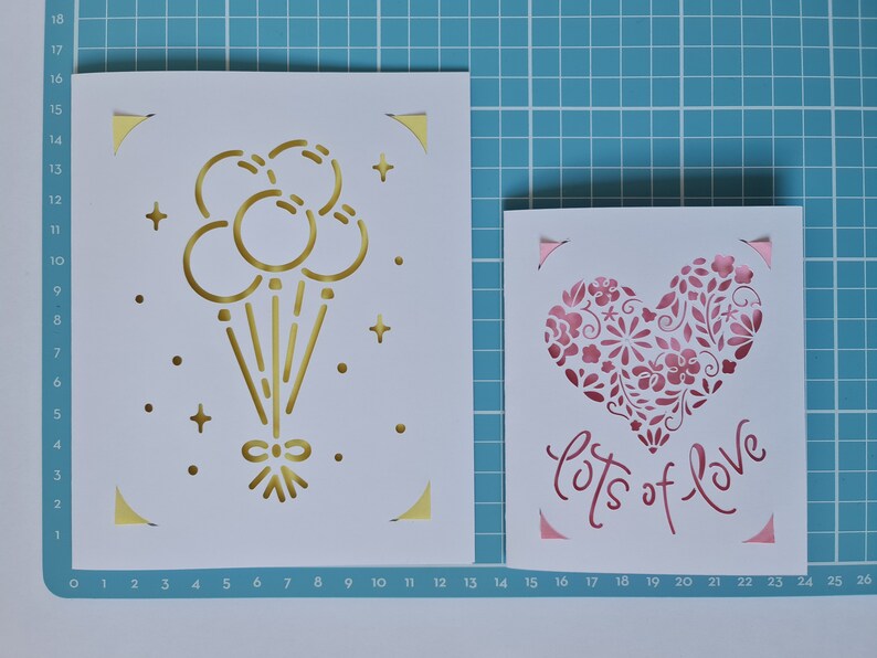 Good Luck Paper Cut Out Good Luck Card Greeting Card - Etsy