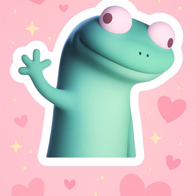 Frog Button - Etsy