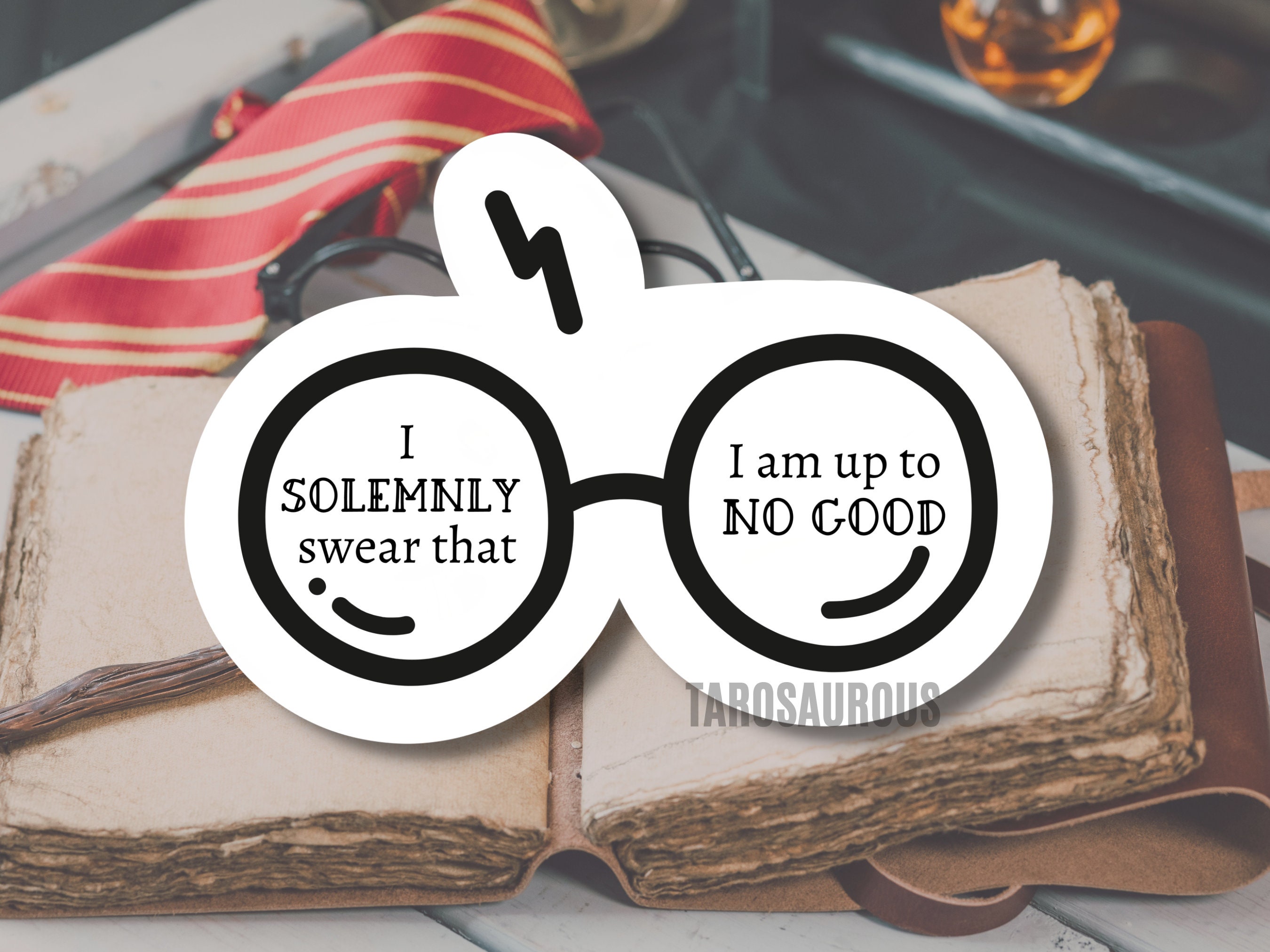 Enchanting Wizard HP Inspired Theme Stickers, Quote Stickers, Water ...