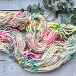 Ultra Bulky/super Chunky Merino Wool Yarn, Single Ply, Hand Dyed Yarn ...