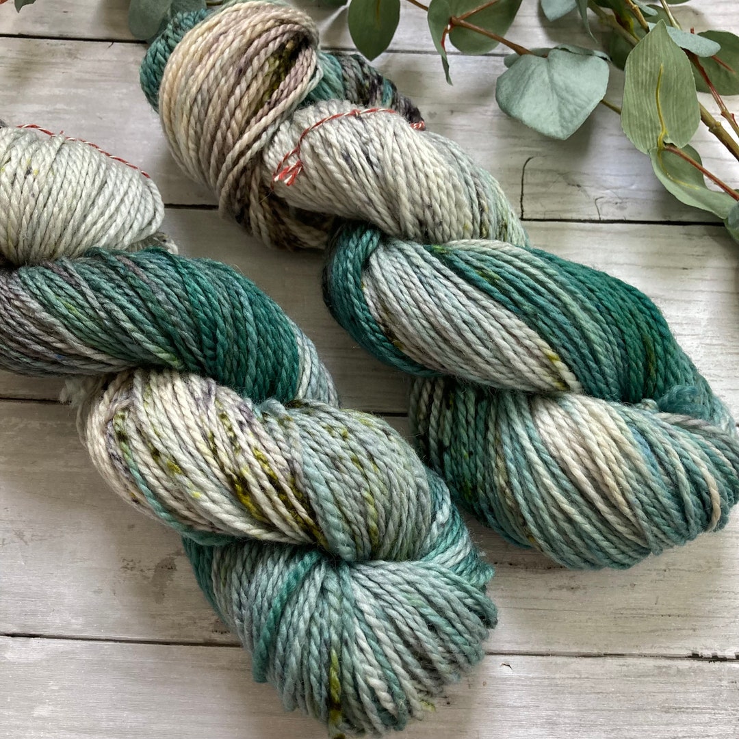 Hand Dyed Aran Yarn, Variegated Yarn, British Wool, Superwash Yarn ...