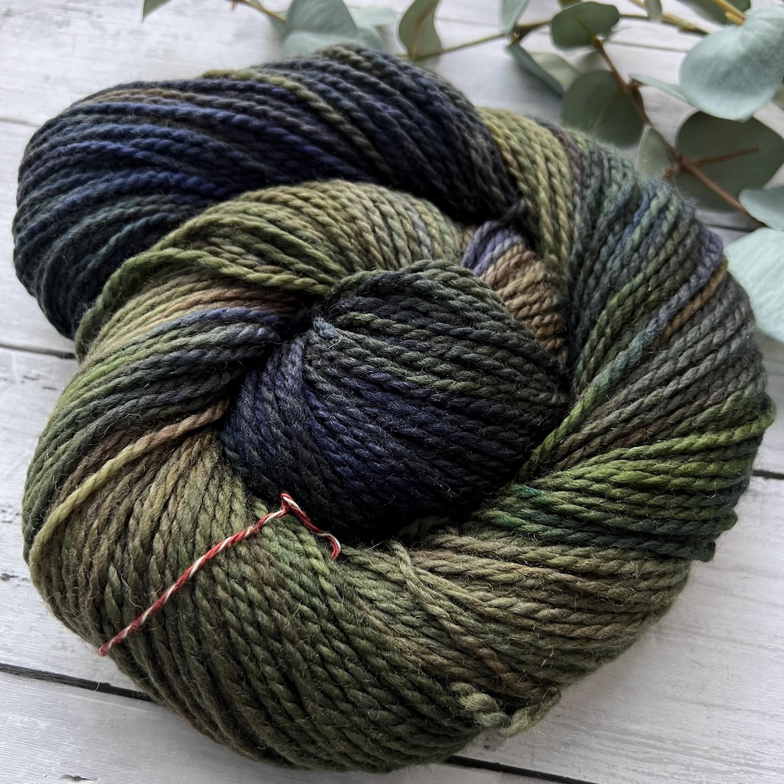 Hand Dyed Yarn UK, Aran Yarn, Variegated Yarn, British Wool, Superwash ...