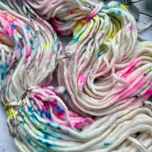Ultra Bulky/super Chunky Merino Wool Yarn, Single Ply, Hand Dyed Yarn ...