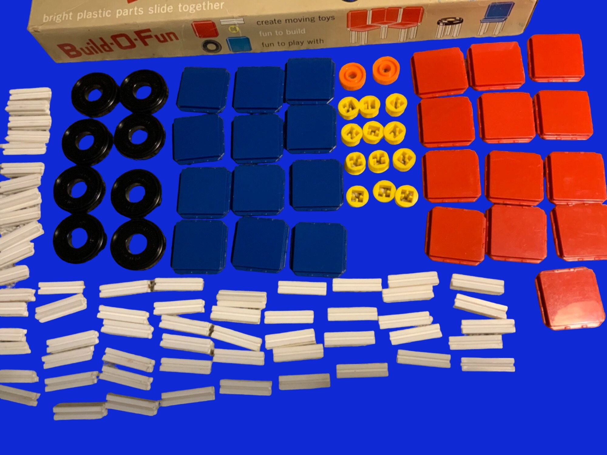 Vintage 1965 Tupperware Tupper Toys Build-o-fun 101 - Etsy