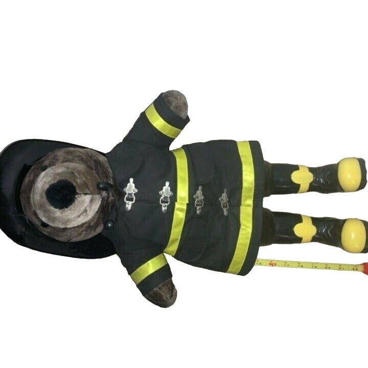 Patriot Fireman Plush Bear 22 Inches Tall - Etsy
