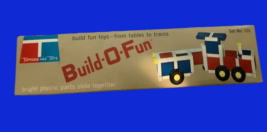 Vintage 1965 Tupperware Tupper Toys Build-o-fun #101 - Etsy