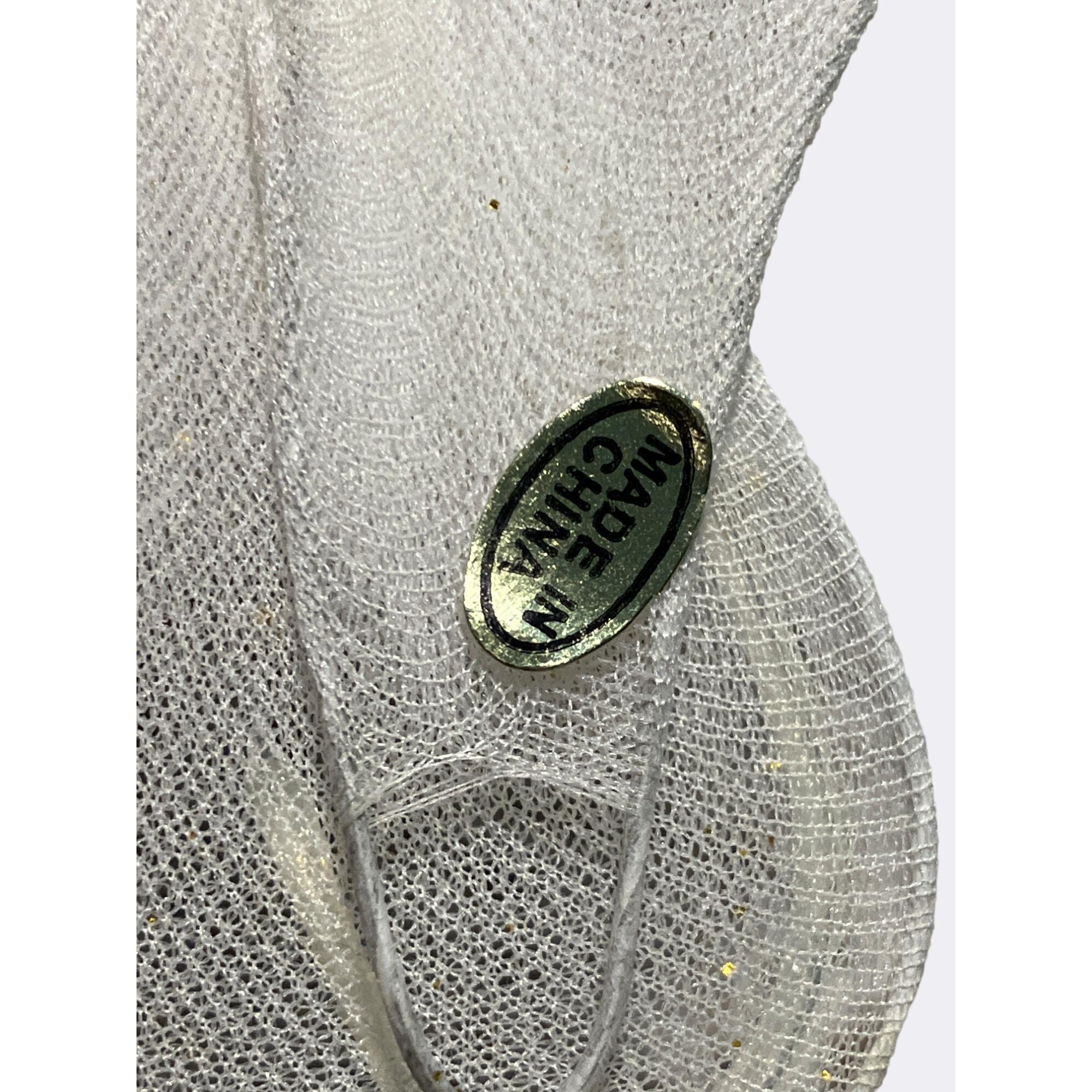 White Netted Sheer Wire-edged Angels for Crafts & Decorations - Etsy