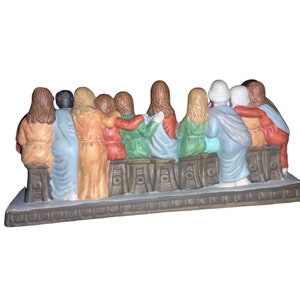 The Last Supper Religious Ceramic Figurine - Etsy