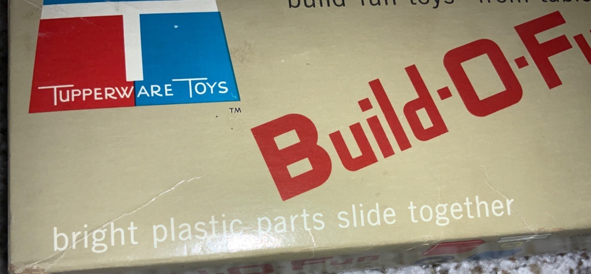 Vintage 1965 Tupperware Tupper Toys Build-o-fun 101 - Etsy