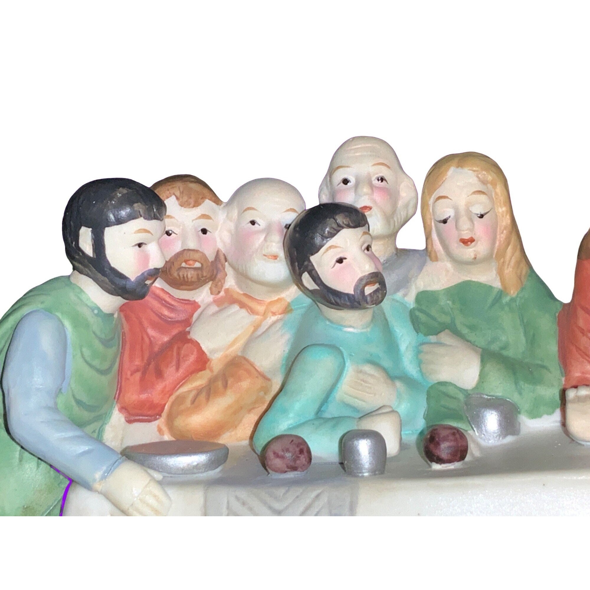 The Last Supper Religious Ceramic Figurine - Etsy