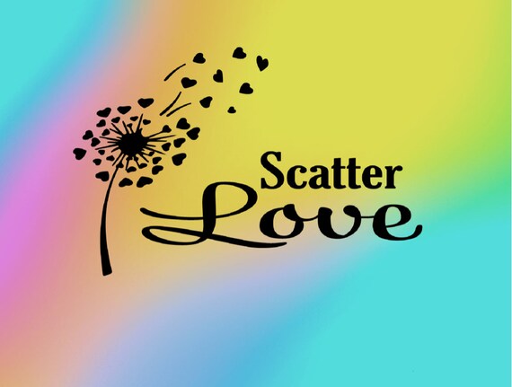 Scatter Love svg | Etsy