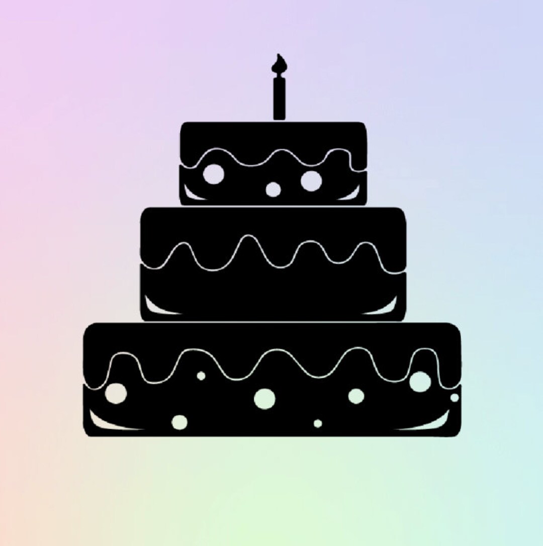 Cake SVG PNG - Etsy