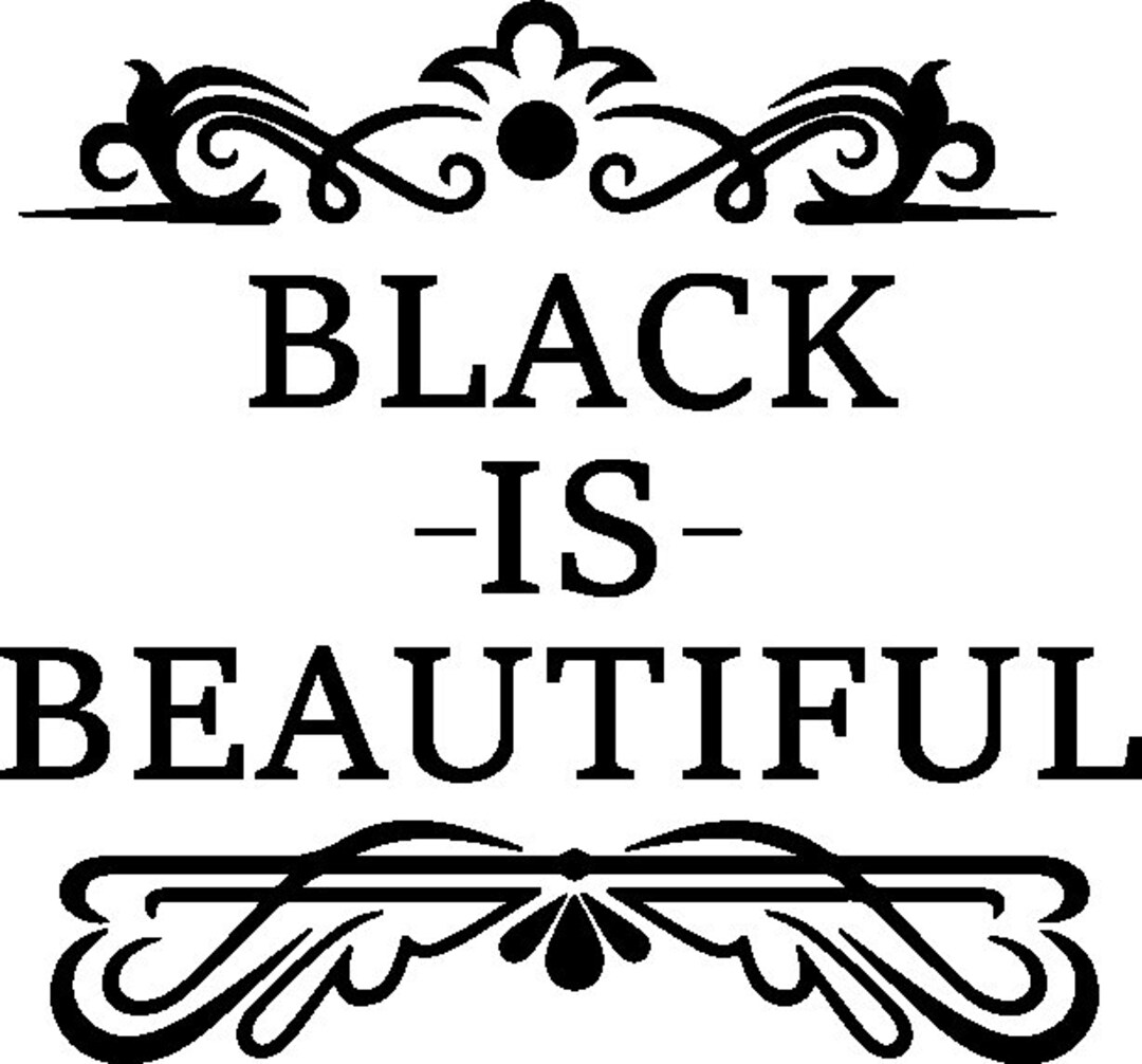 Black is Beautiful SVG PNG - Etsy