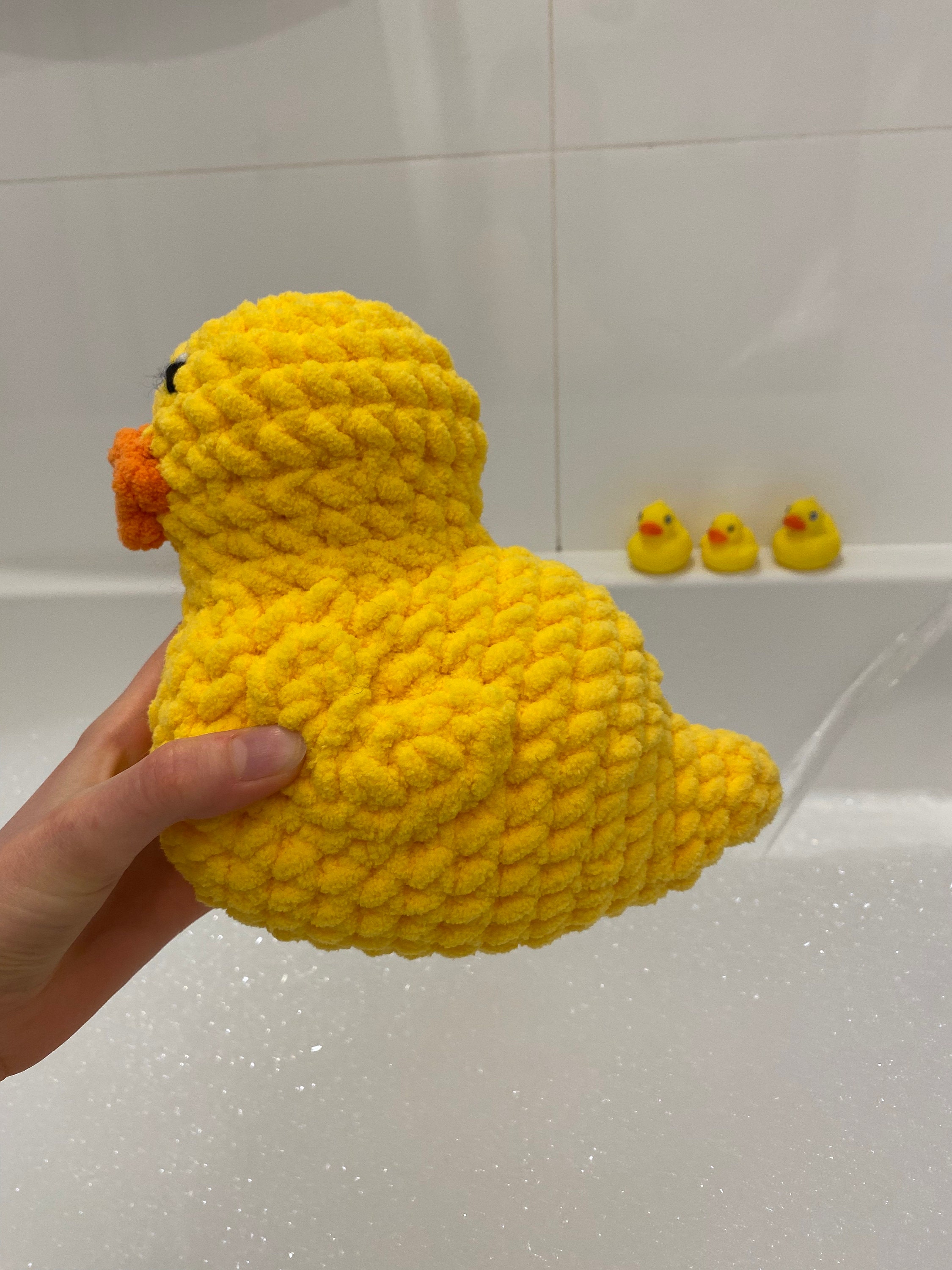 Rubber Duck Crochet Plushie / Ducky / Amigurumi / Yellow / Stuffie ...