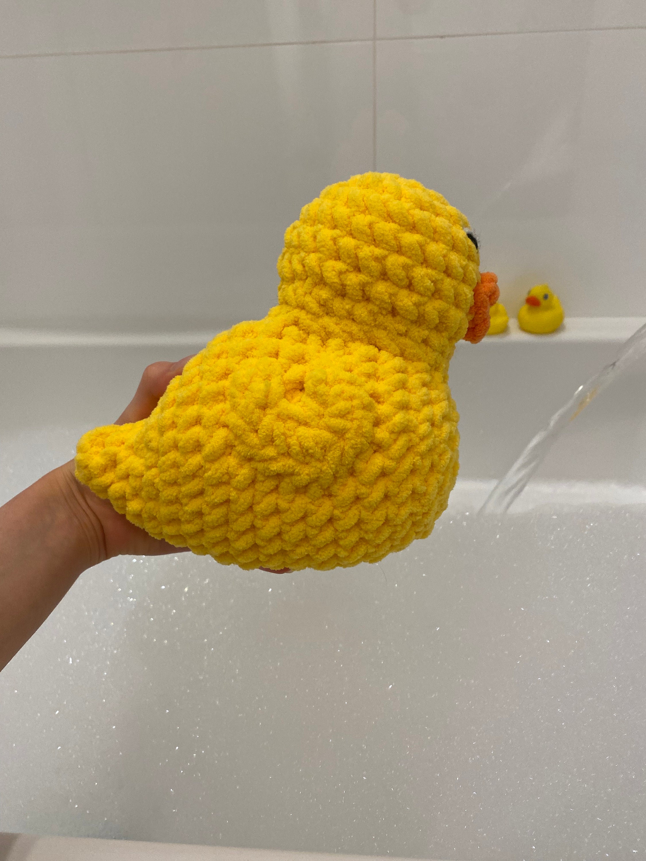 Rubber Duck Crochet Plushie / Ducky / Amigurumi / Yellow / Stuffie ...