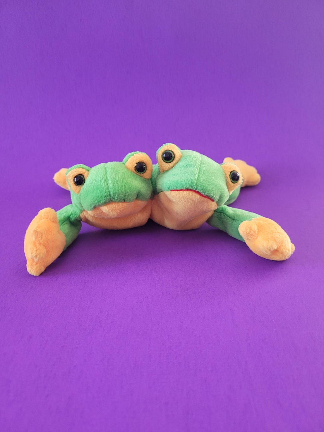 Conjoined Tree Frogs, Conjoined Twin Frog Plush, Weird Creature Plushie ...