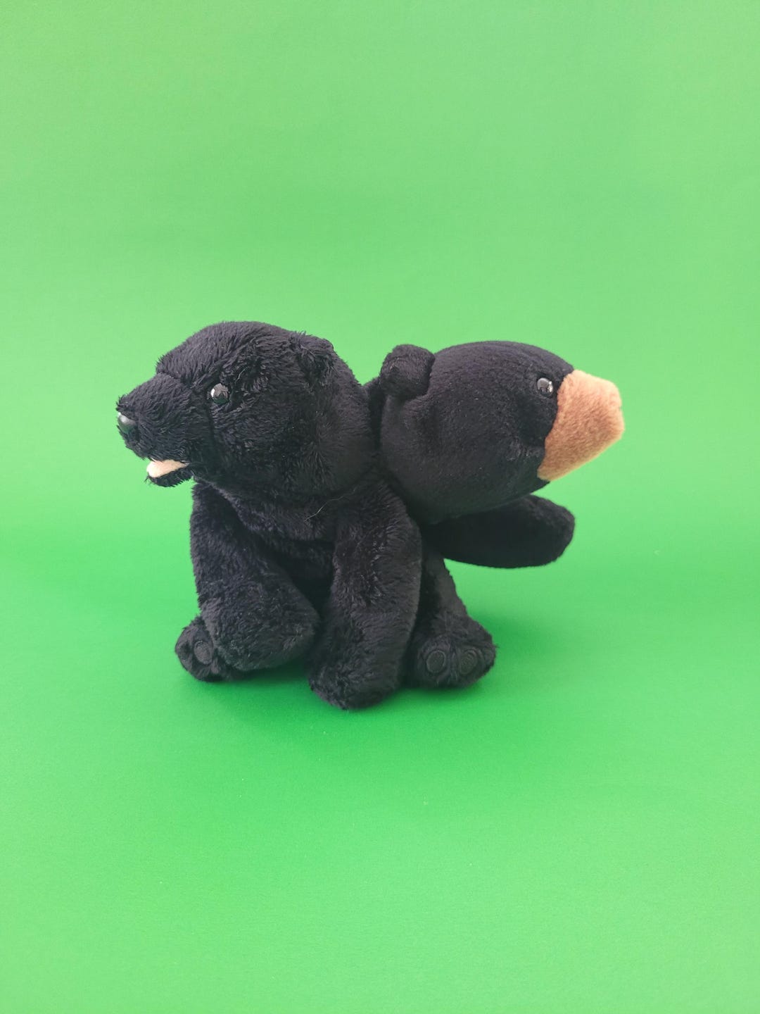 Two Headed Bear, Black Bears, Teddy Bear Plush, Weird Creature Plushie ...
