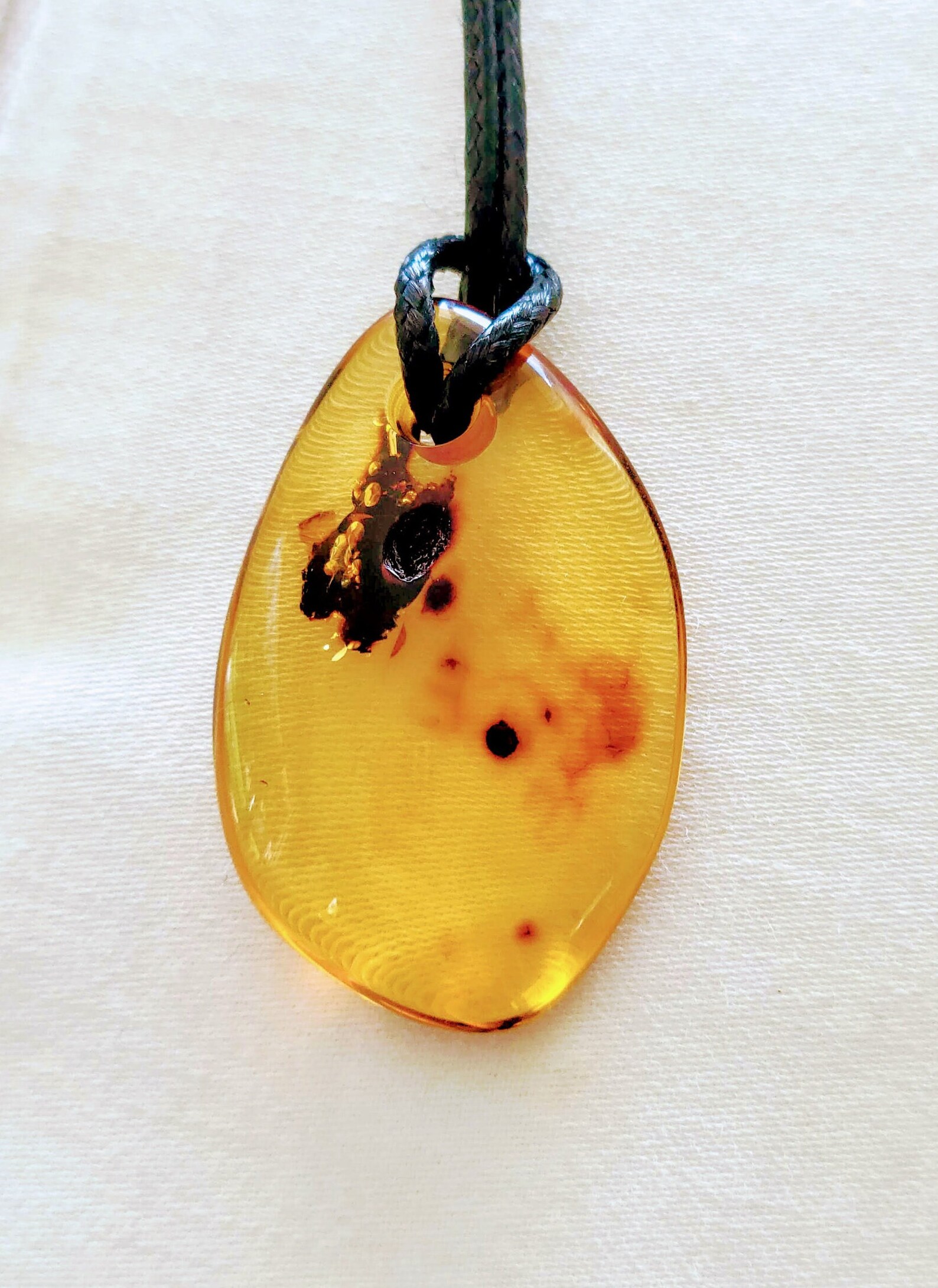 Large Amber Pendant, Genuine Baltic Amber, Gift for Mother's Day, High ...