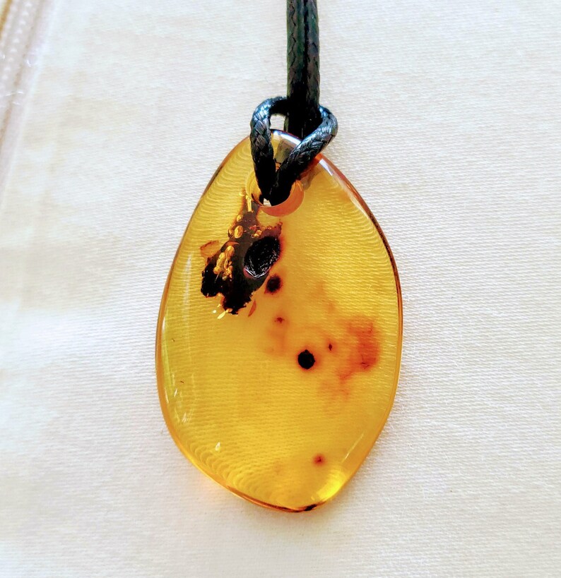 Large Amber Pendant, Genuine Baltic Amber, Gift for Mother's Day, High ...