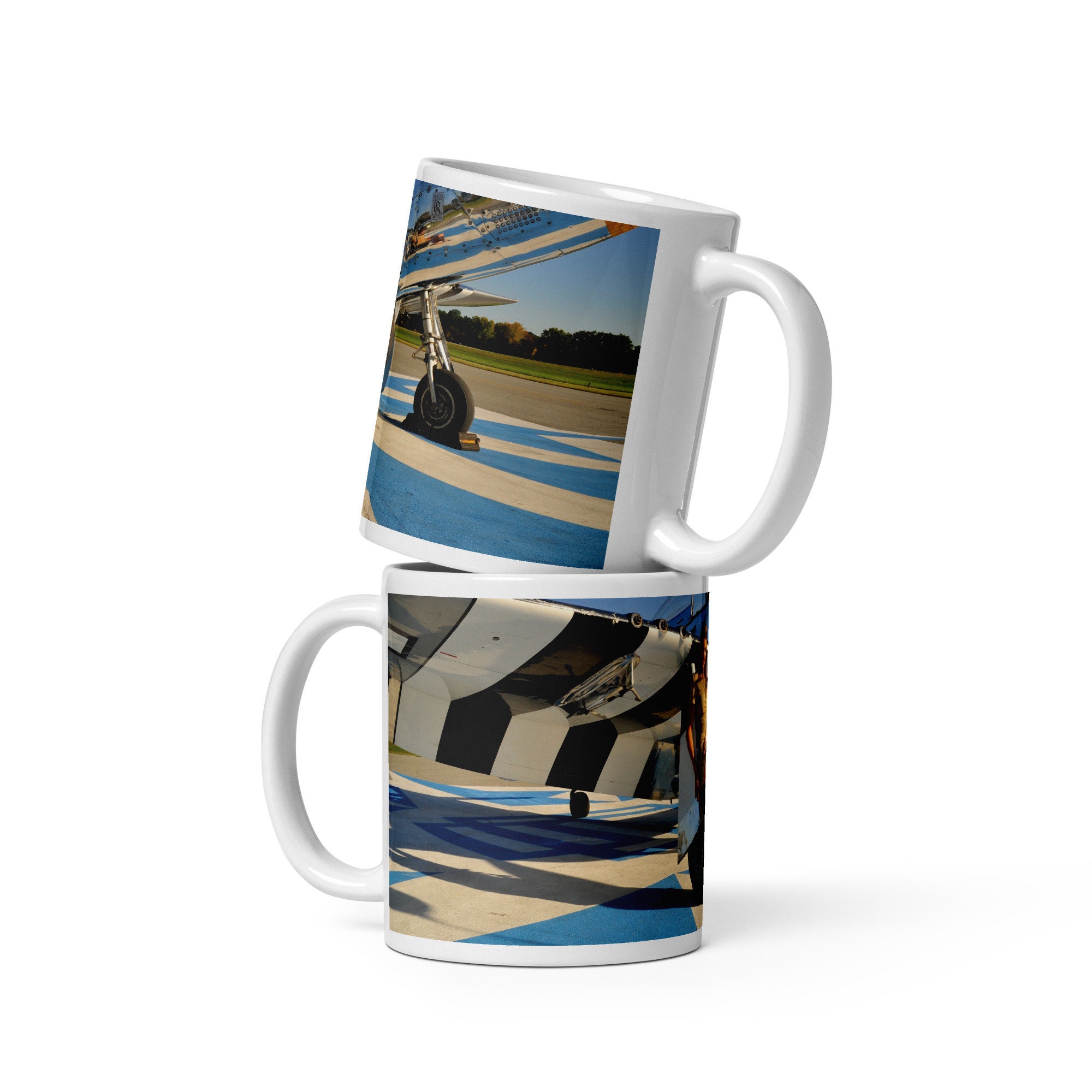 P-51 Mustang "rikki" Military Pin up 11 Ounce Glossy Mug | Warbird ...