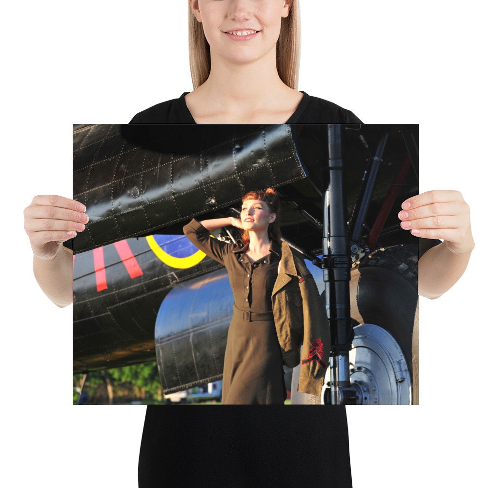 Canadian Lancaster WWII Bomber Poster Retro Military Beauty - Etsy