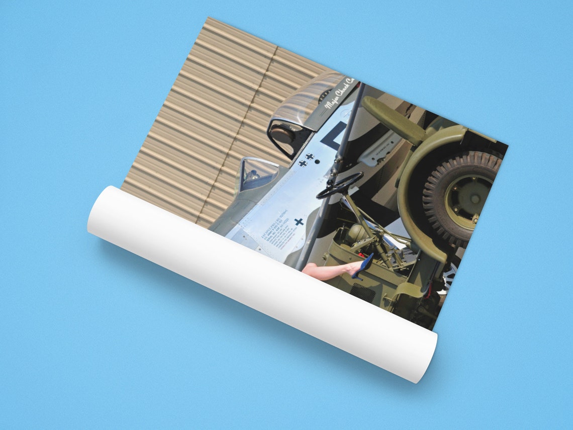 P-51 Mustang WW2 Pinup Poster Aviation Nose Art Pin up | Etsy