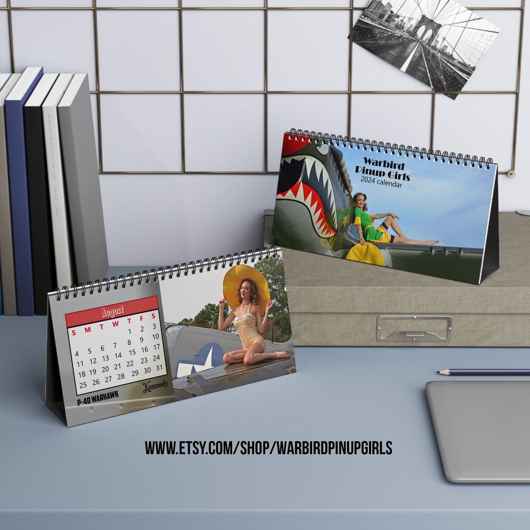 2024 Warbird Pinup Girls Desk Calendar 12 Month Aviation - Etsy UK