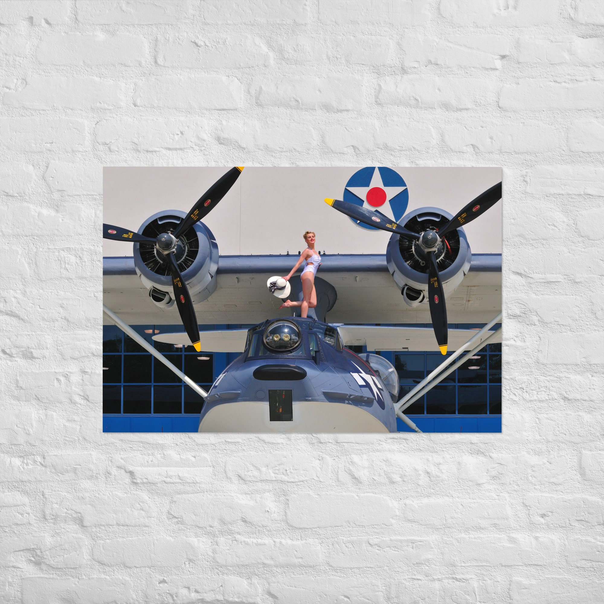 PBY Catalina Aircraft Pinup Poster Vintage Aircraft Photo - Etsy