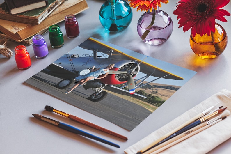 F3F Vintage Aircraft Pinup Poster Classic Retro Aviation - Etsy