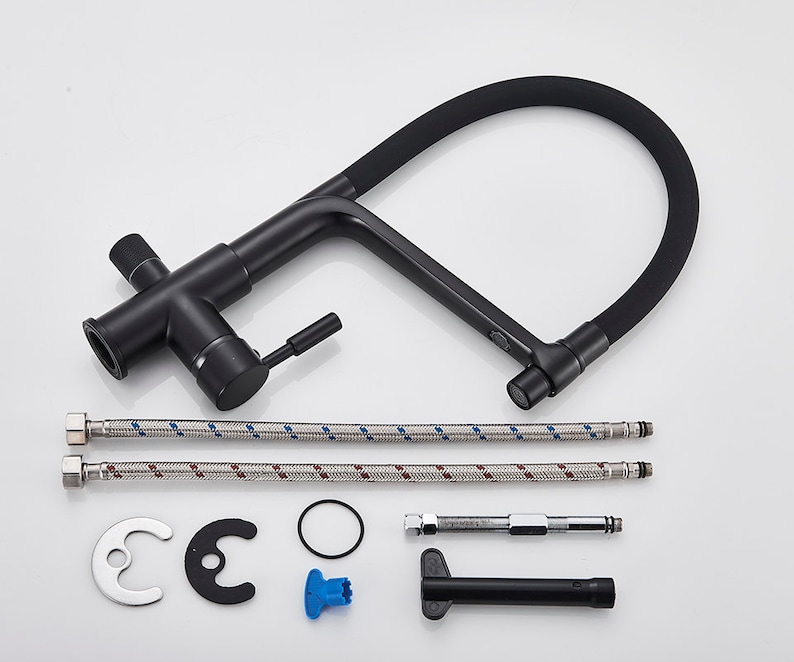 Kitchen Water Filter Faucet Kitchen Faucets Dual Spout Filter Faucet ...