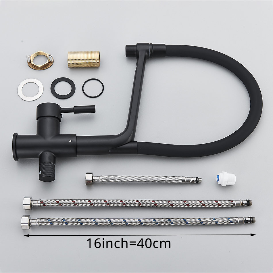 Kitchen Water Filter Faucet Kitchen Faucets Dual Spout Filter Faucet ...