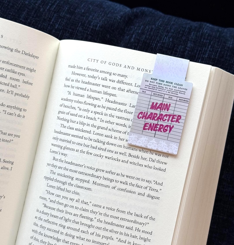 Edgy Magnetic Bookmark | Sassy Reading Quotes, Book Lover Gift - Etsy