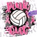 Pink Out Volleyball Shirt Design | Pink Out Design | Pink Volleyball ...