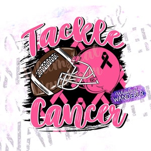 Tackle Cancer Shirt Design | Pink Out Design | Football Sublimation ...