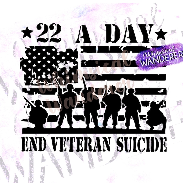 22 Veterans a Day Svg - Etsy