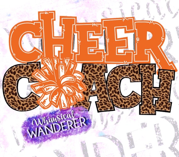 Cheer Coach Sublimation Cheer Coach PNG Cheer Design - Etsy