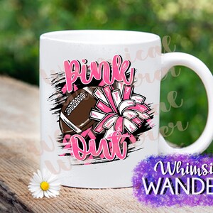 Pink Out Shirt Design | in October We Wear Pink Design | Cheer Football ...