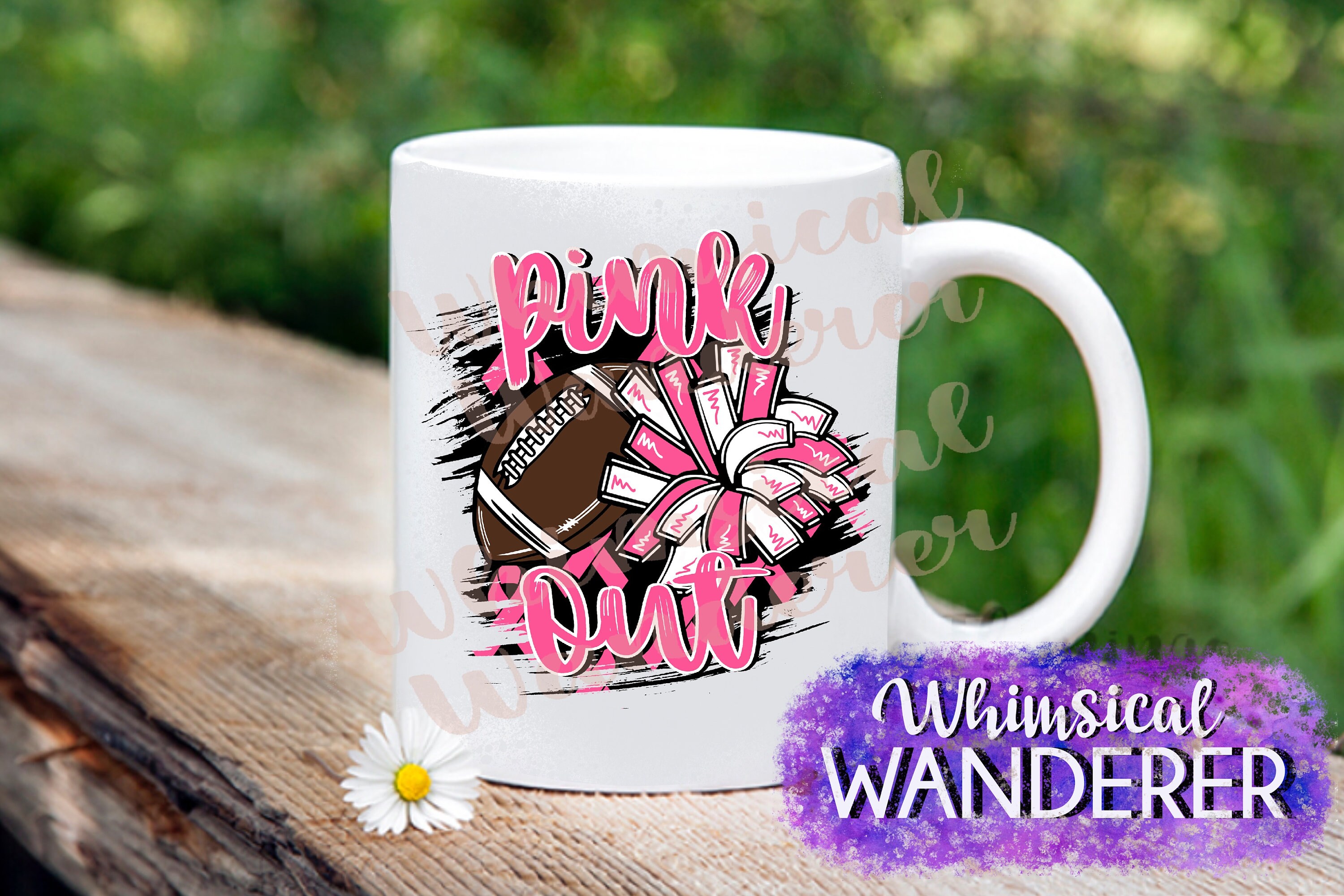 Pink Out Shirt Design | in October We Wear Pink Design | Cheer Football ...