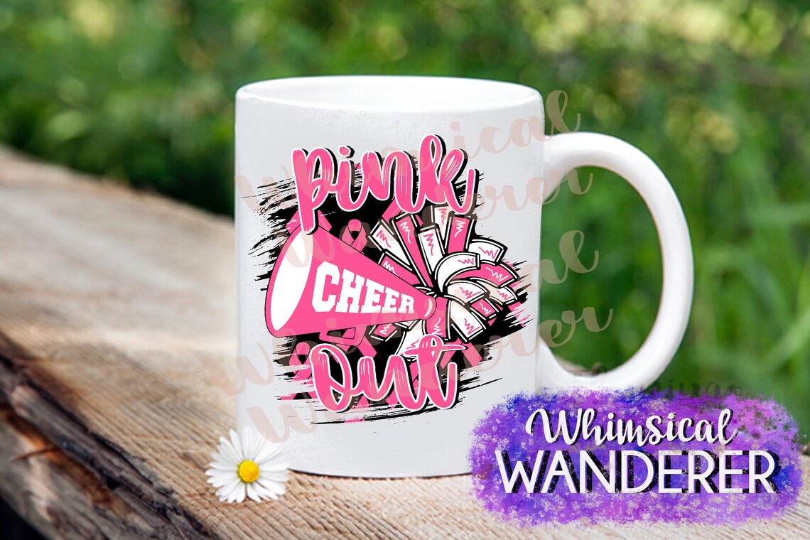 Pink Out Design | in October We Wear Pink Shirt Design | Pink Out Cheer ...