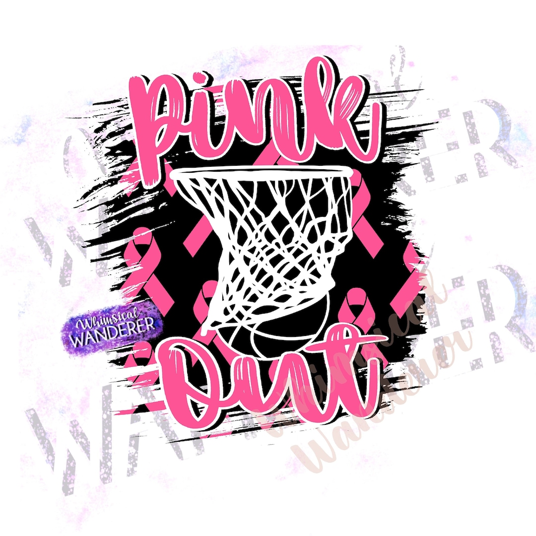Basketball Pink Out Shirt Design | Pink Out Design | Pink Basketball ...