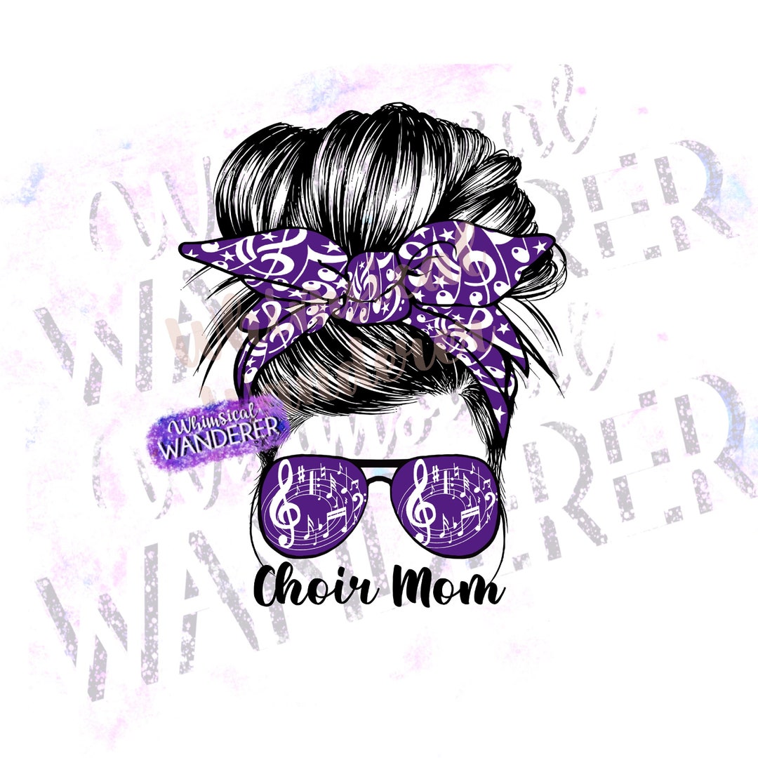 Choir Mom Sublimation | Purple Choir Design | Choir Sublimation | Choir ...