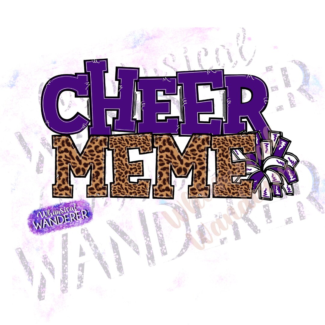 Cheer Meme Design Sublimation | Cheer Meme PNG | Cheer Sublimation ...